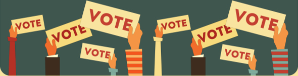 Presidential Election Voting Elements. Vector Illustration. | LaBarge ...